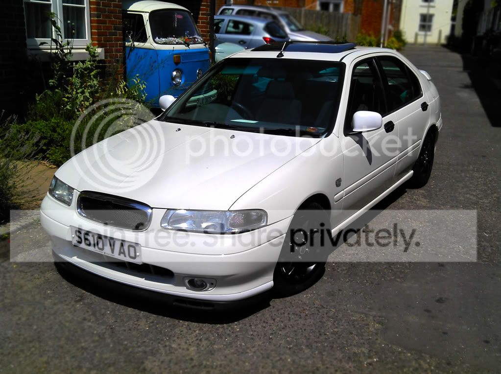 My White Rover 400 pics, polished! | MG-Rover.org Forums