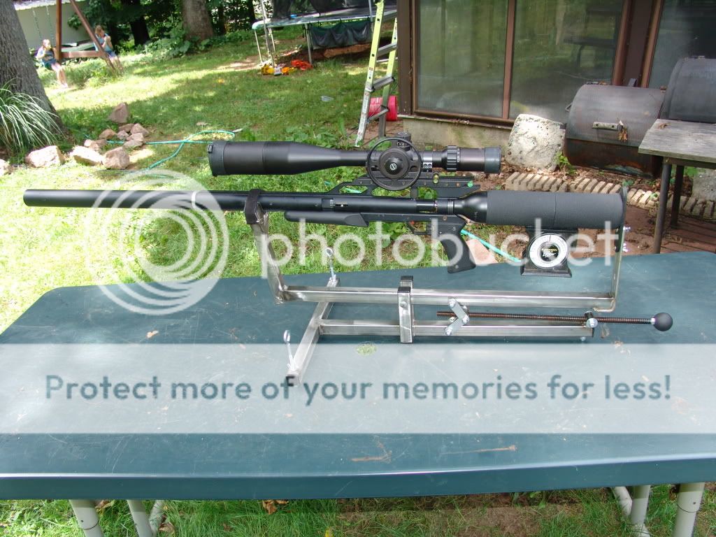 homemade gun vise for testing – Talonairgun